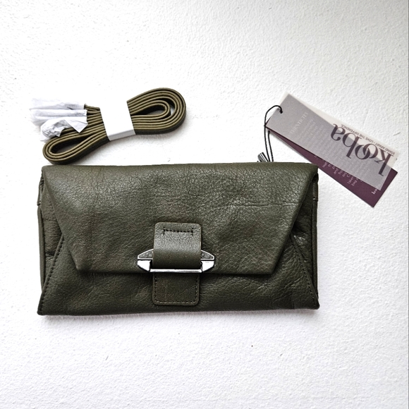 Kooba | Bags | Kooba Ruby Wallet On A Stringstrap Army Green Nwt | Poshmark